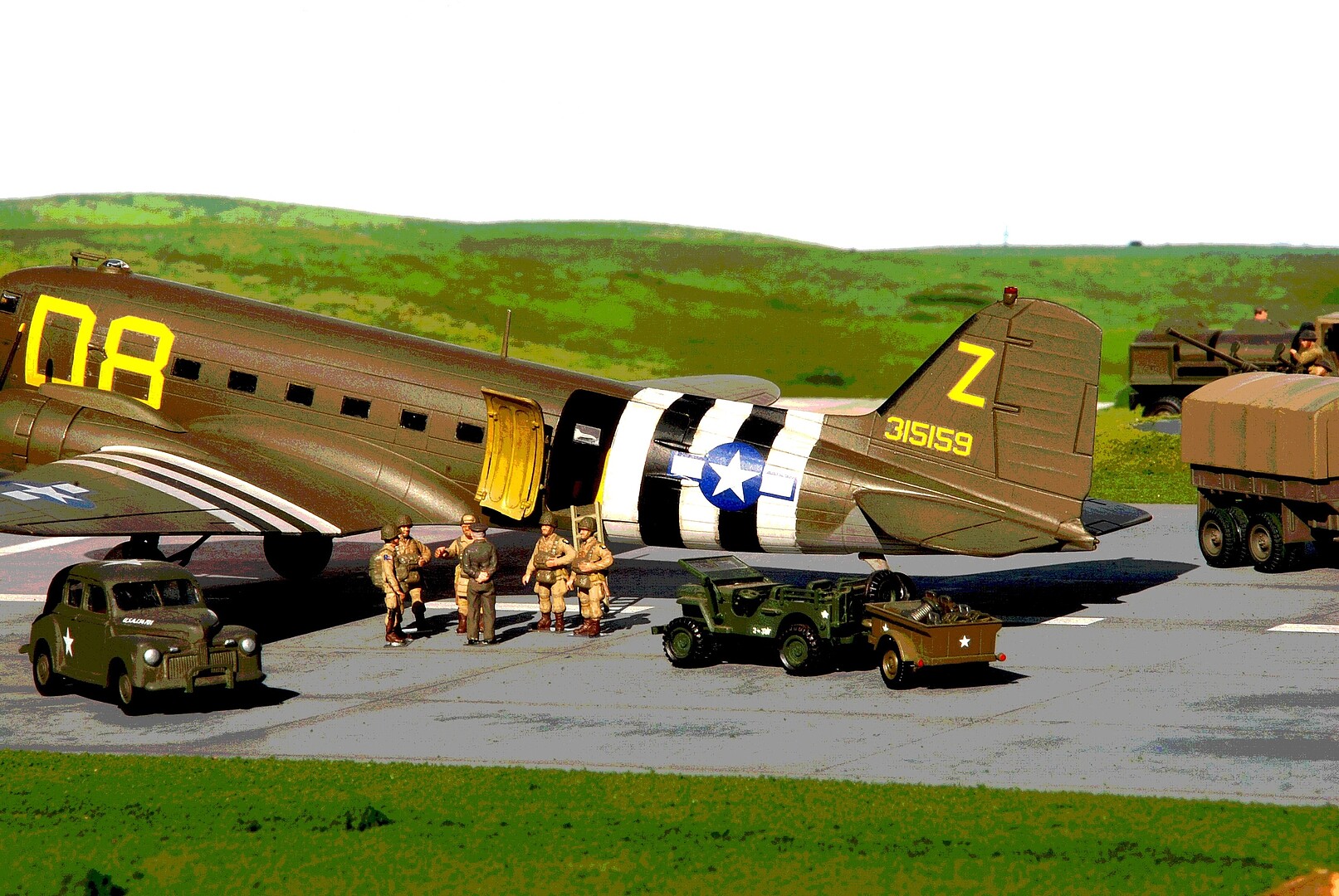 US Mod 1942 Staff Car -- Plastic Model Military Vehicle Kit -- 1/72 ...