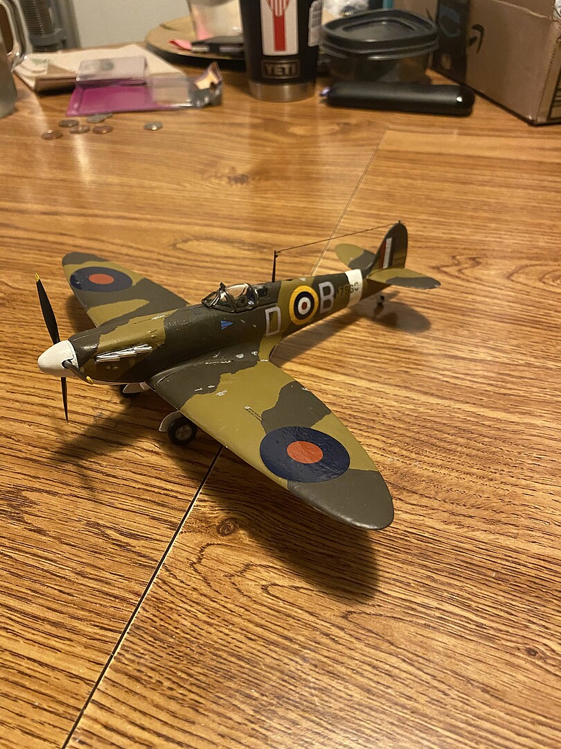 Gallery Pictures Revell-Monogram Spitfire Mk-II Plastic Model Airplane Kit 1/48 Scale #855239