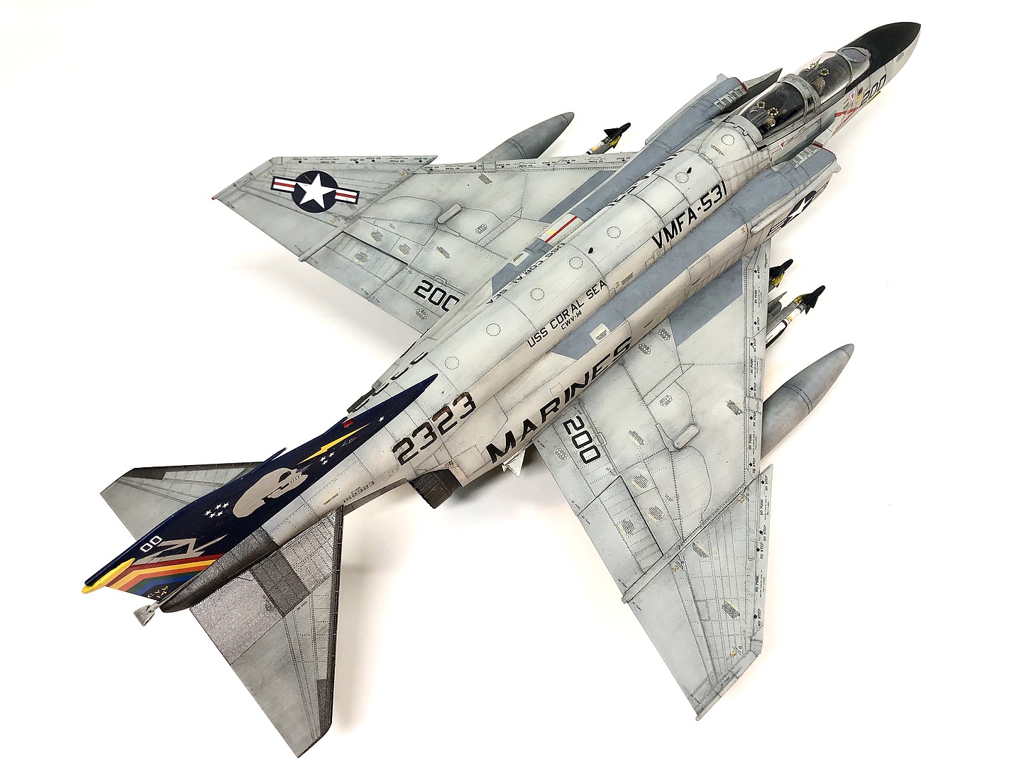 F4B/N WMFA531 gray Ghosts USMC/USN Fighter -- 1/48 Scale -- Plastic ...