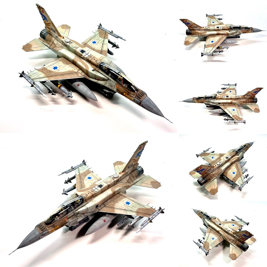 F-16I SUFA w/IDF Weapons -- Plastic Model Airplane Kit -- 1/48 Scale -- #48085 pictures by ...