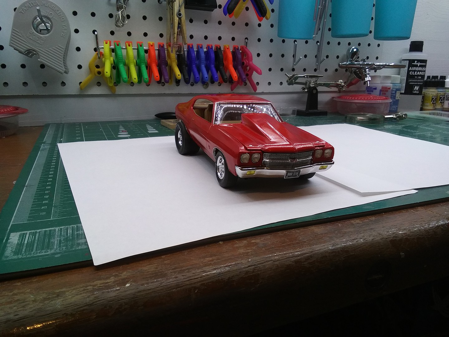 1970 Chevy Chevelle 22 2T -- Plastic Model Car Kit -- 1/25 Scale ...