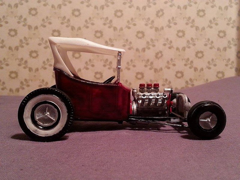 1925 Ford T Street Rod (Re-Issue) -- Plastic Model Truck Kit -- 1/32 ...