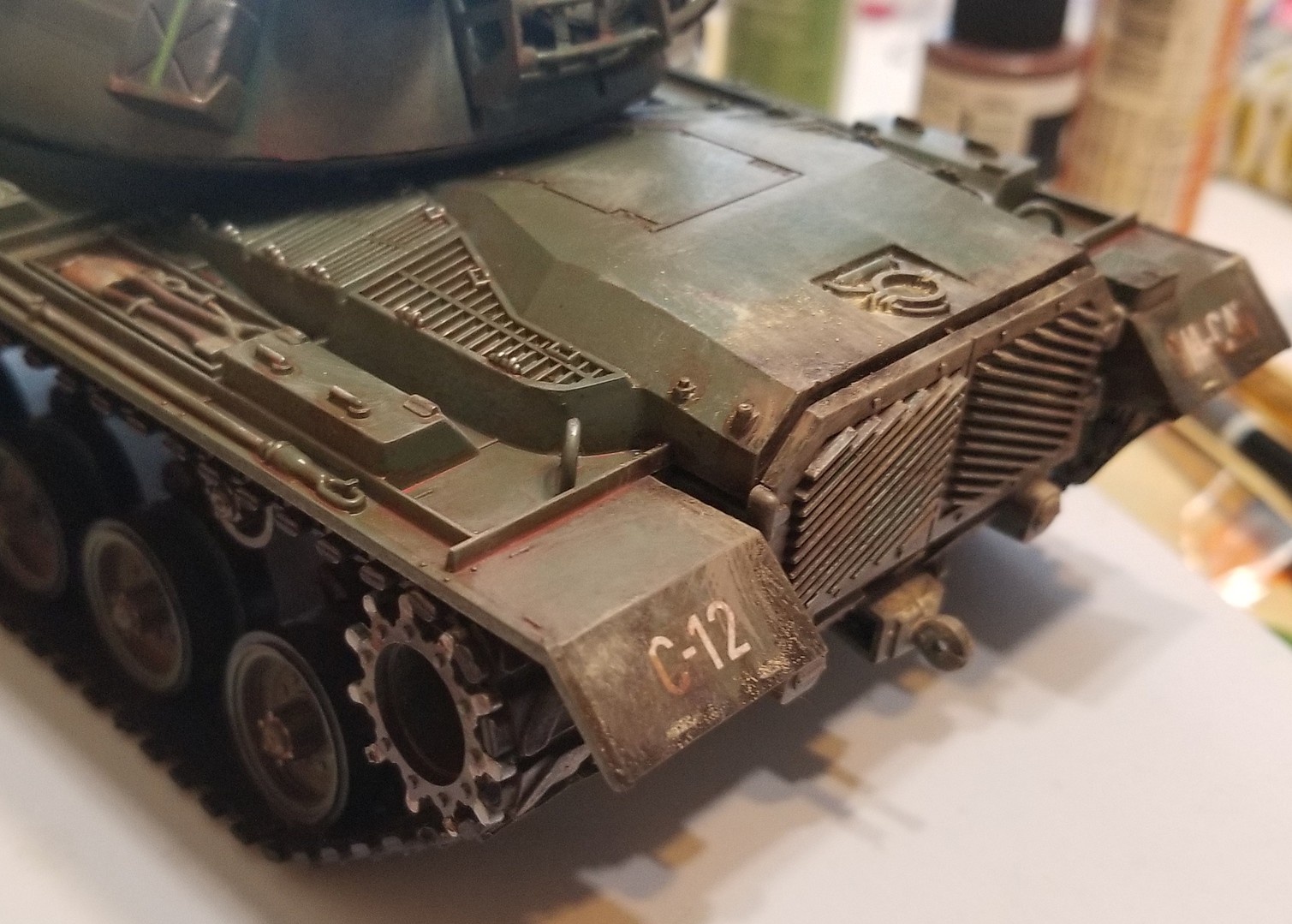 M-48 A-2 Patton Tank -- Plastic Model Tank Kit -- 1/35 Scale -- #857853 ...