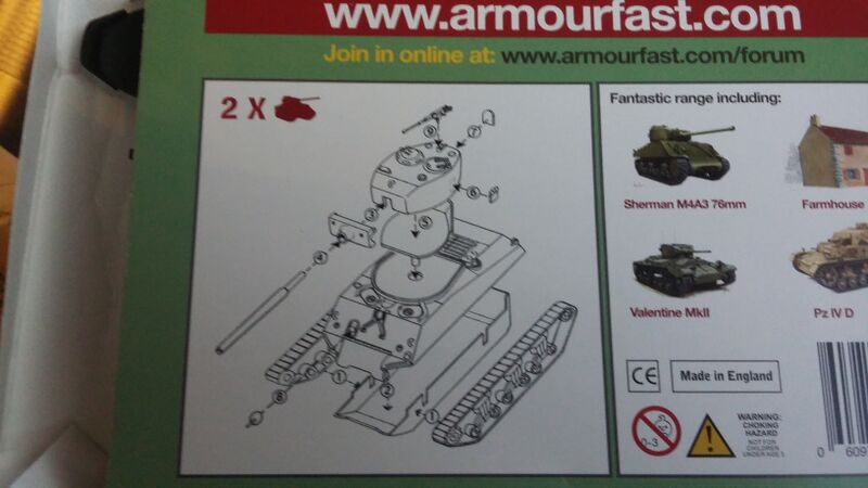 Sherman M4A3 Tank w/76mm Gun (2) -- Plastic Model Tank Kit -- 1/72 ...