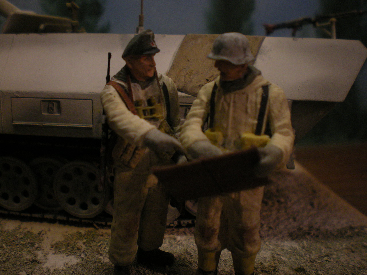 German Sd.Kfz. 251/9 Kanonenwagen -- Plastic Model Military Vehicle Kit ...