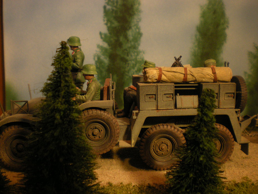 Krupp Protze 1T Tow Tk w/Gun Pack -- Plastic Model Military Vehicle Kit ...