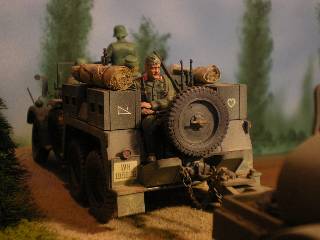 Krupp Protze 1T Tow Tk w/Gun Pack -- Plastic Model Military Vehicle Kit ...