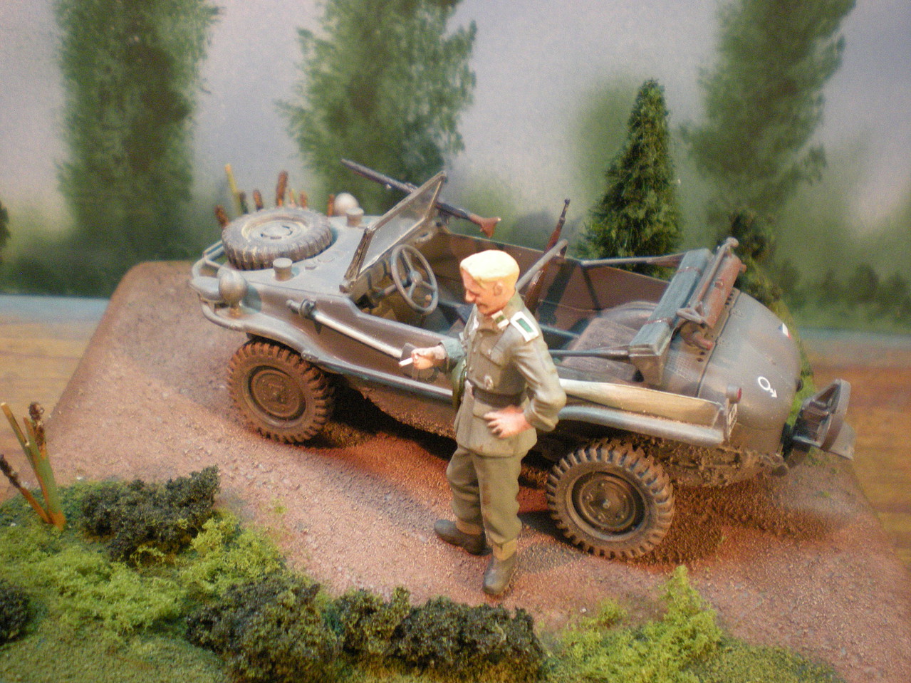 Schwimmwagen Amphibious Light WWII -- Plastic Model Military Vehicle ...
