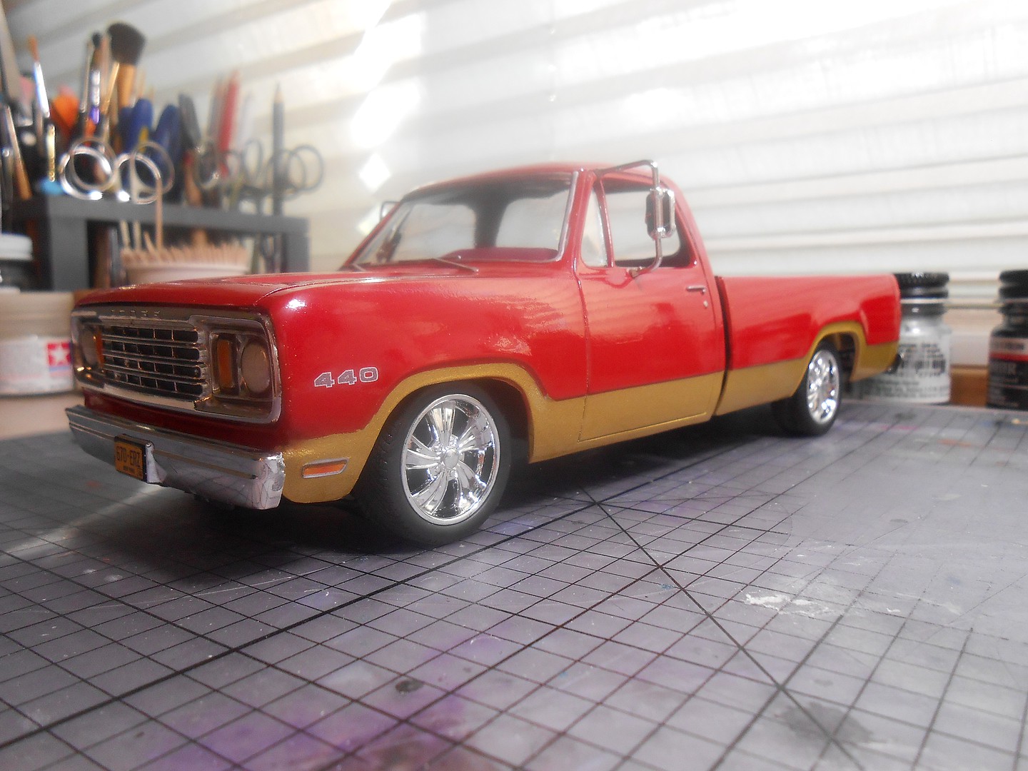 1978 Dodge D100 Custom Pickup Truck -- Plastic Model Truck Vehicle Kit ...