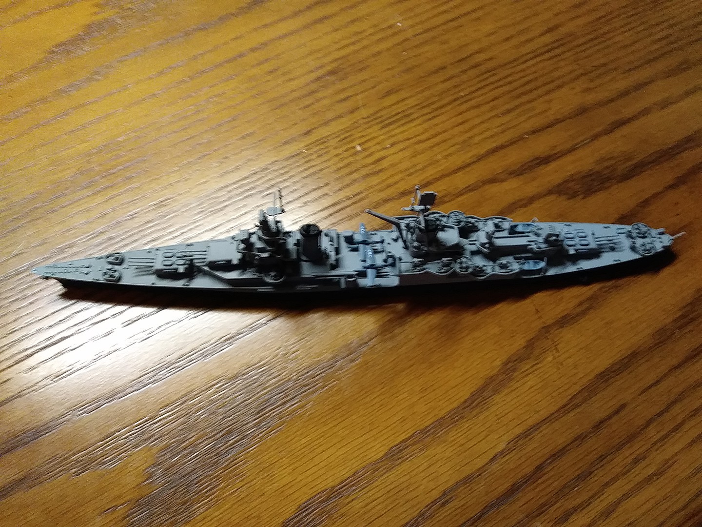 US Navy Indianapolis Cruiser Boat -- Plastic Model Military Ship Kit ...