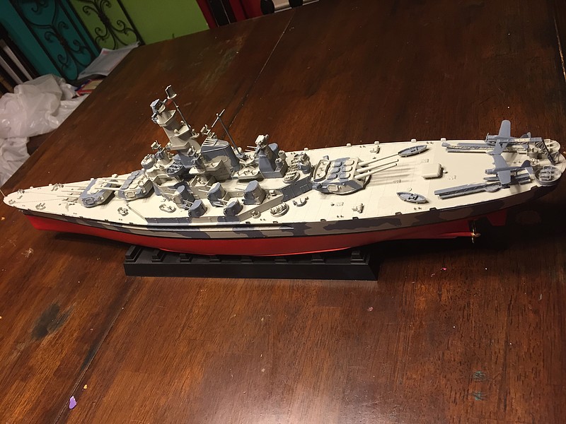 USS Alabama BB-60 Battleship -- Plastic Model Military Ship Kit -- 1/ ...