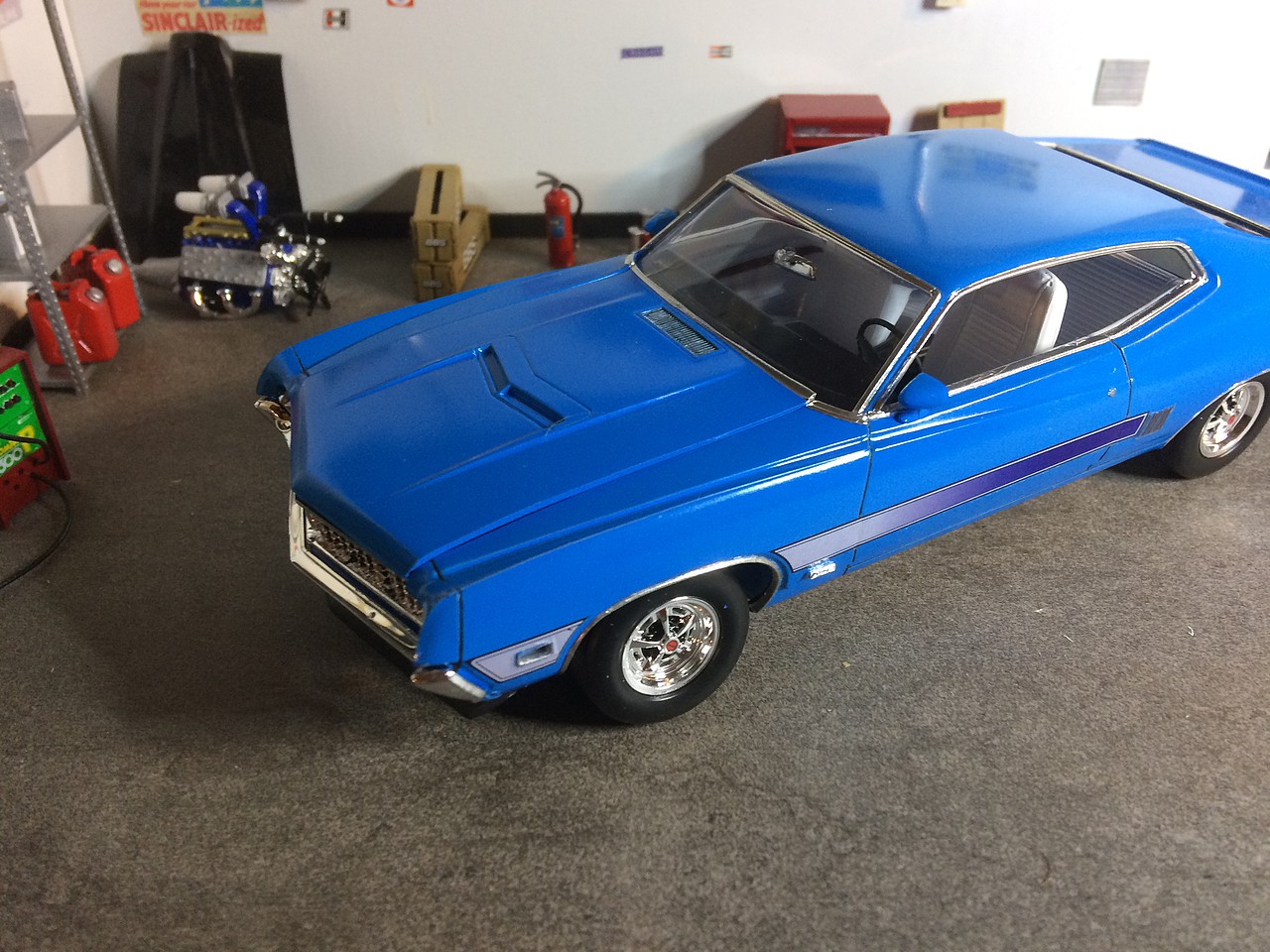 1970 Ford Torino GT 2'n1 -- Plastic Model Car Kit -- 1/25 Scale ...