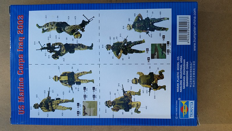 Gallery Pictures Trumpeter US Marine Corps Iraq 2003 Figure Set (4 ...