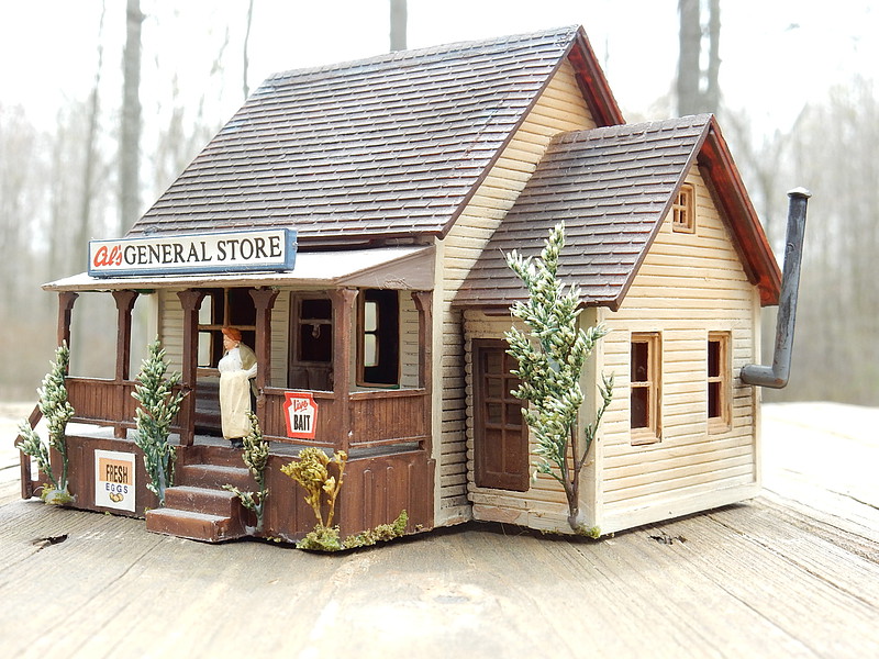 General Store Kit -- Model Train Building -- HO Scale -- #1351 pictures ...