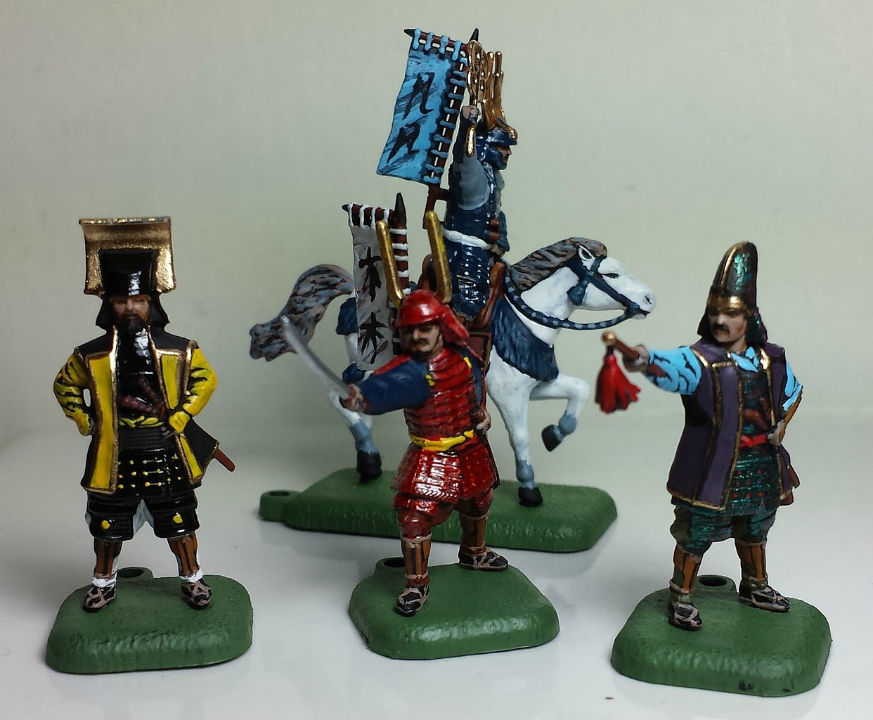 Samurai Commanders Japanese Samurai -- Plastic Model Military Figure ...