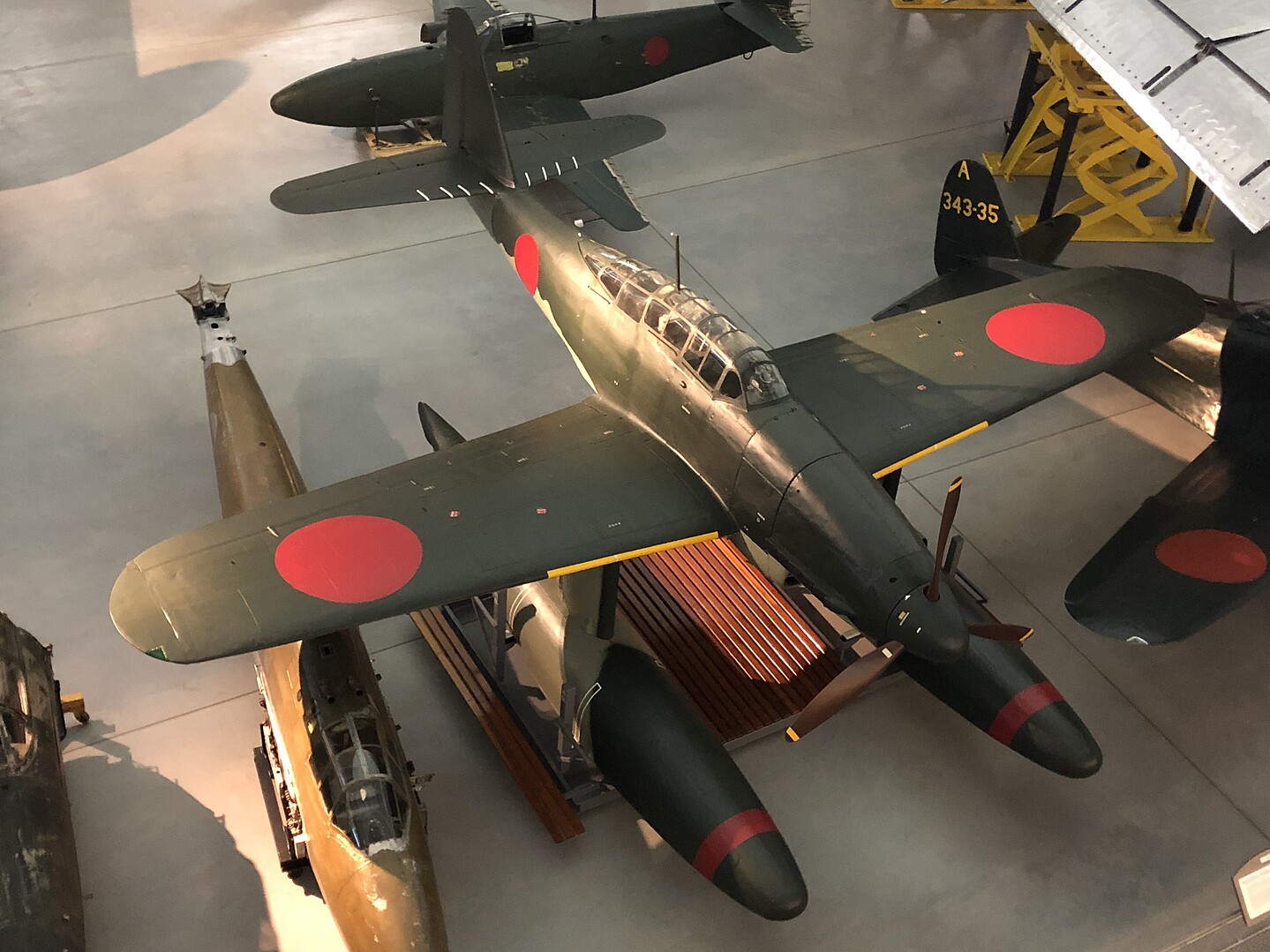 Aichi M6A1 Seiran Floatplane Aircraft IJN -- Plastic Model Airplane Kit ...