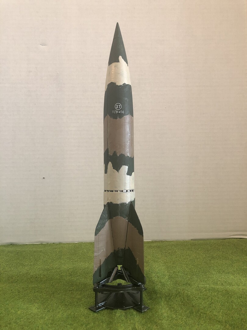 E-Z Snapz V-2 Rocket -- Snap Tite Plastic Model Spacecraft Kit -- 1/48 ...