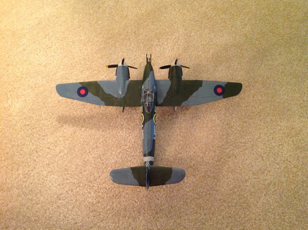 Westland Whirlwind British Fighter Aircraft -- Plastic Model Airplane ...