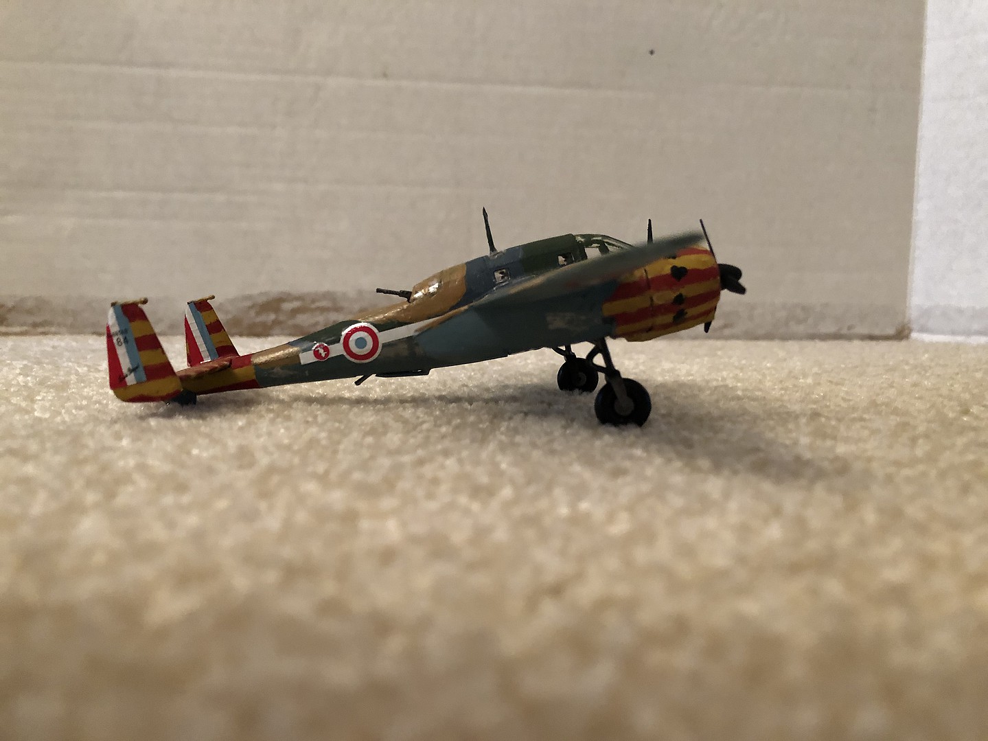Breguet 693/2 WWII French Ground Attack Plane -- Plastic Model Airplane ...