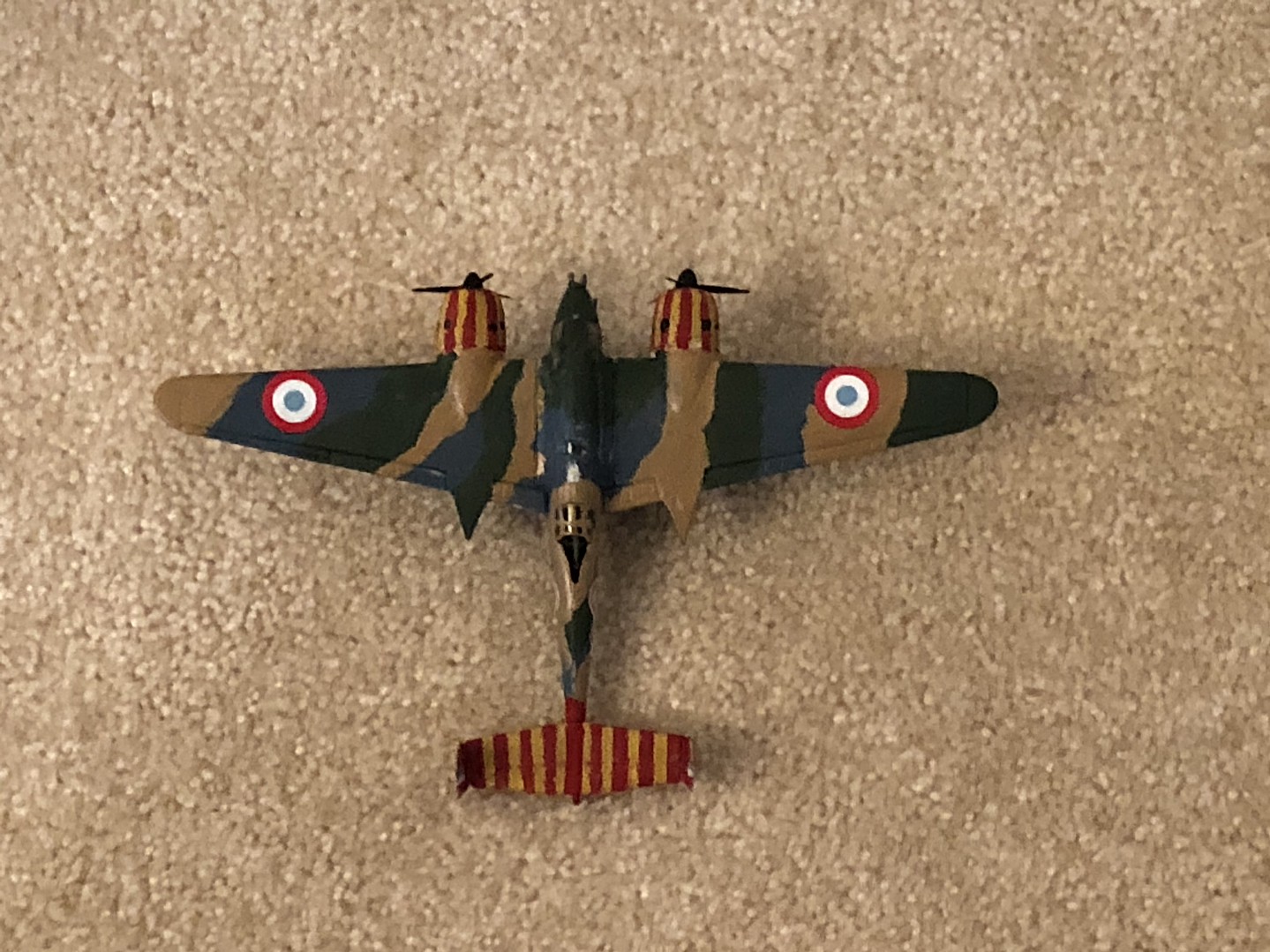 Breguet 693/2 WWII French Ground Attack Plane -- Plastic Model Airplane ...
