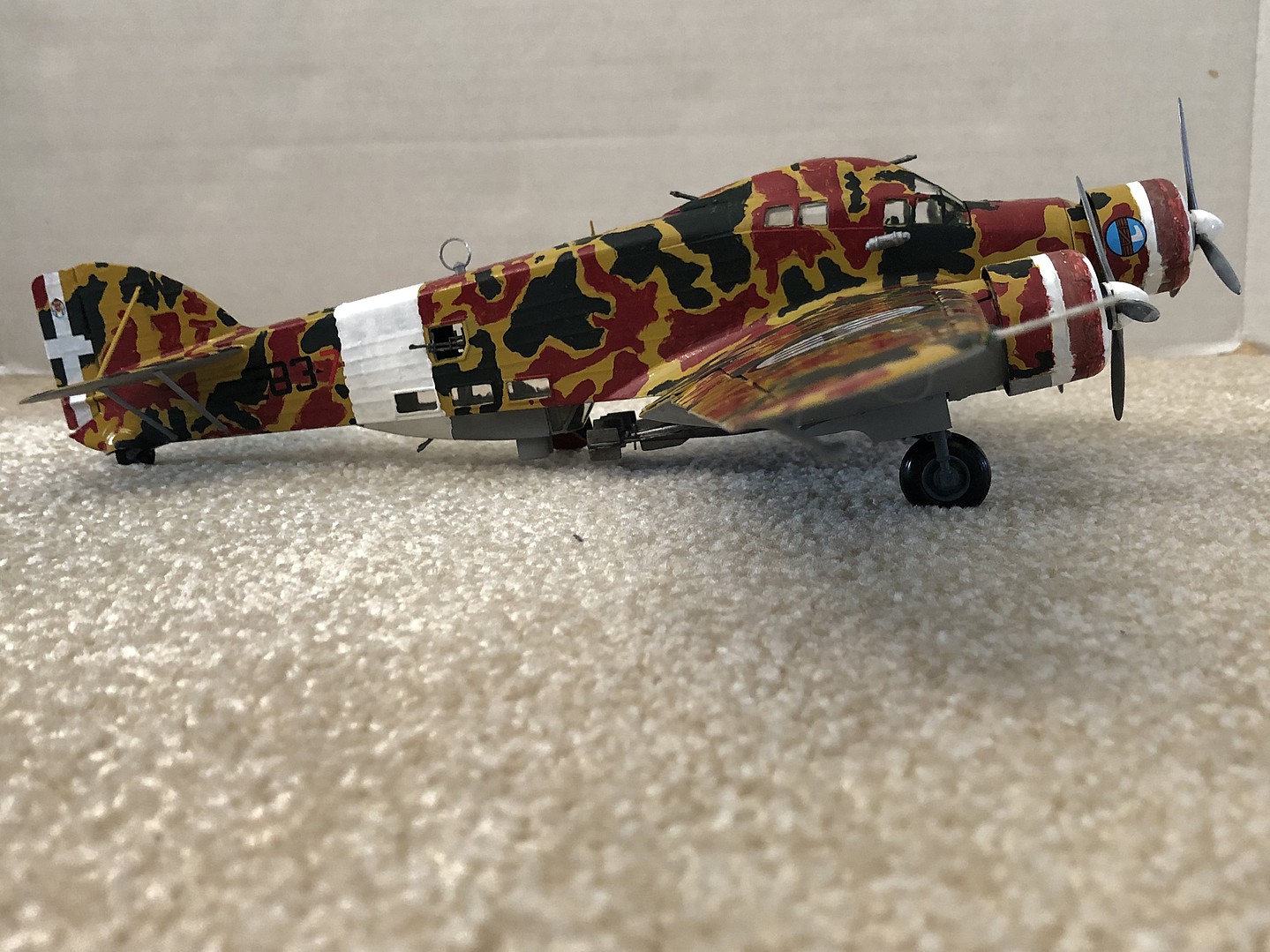 Savoia Marchetti 79-II Sparviero Italian Bomber -- Plastic Model ...