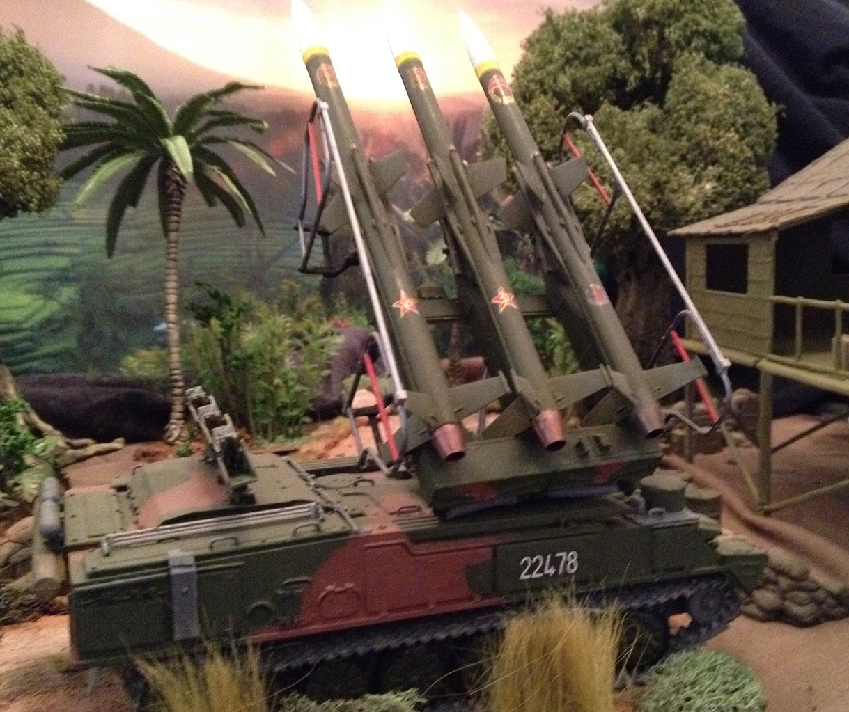 Russian SAM6 Anti-Aircraft Missile with Launcher -- Plastic Model Kit ...