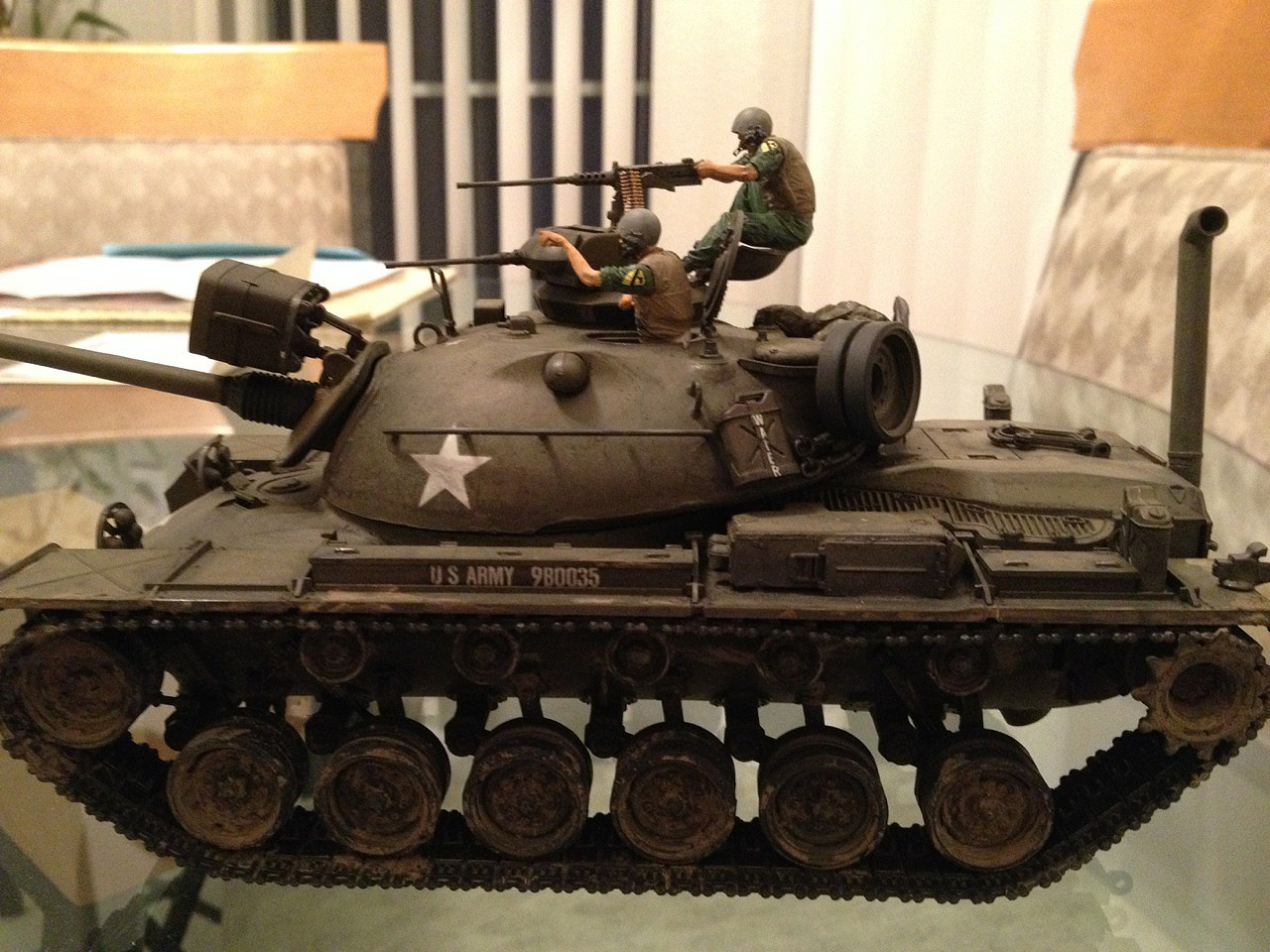 US M48A3 Patton Tank -- Plastic Model Military Vehicle Kit -- 1/35 ...