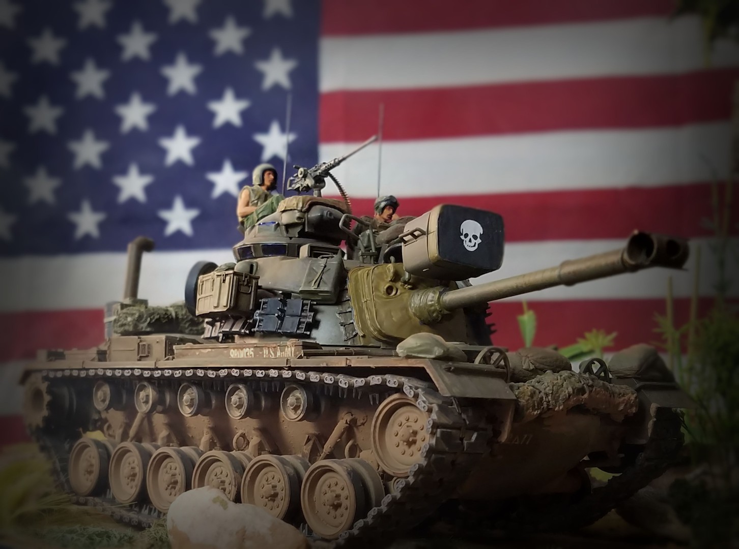 US M48A3 Patton Tank -- Plastic Model Military Vehicle Kit -- 1/35 Scale -- #35120 pictures by ...