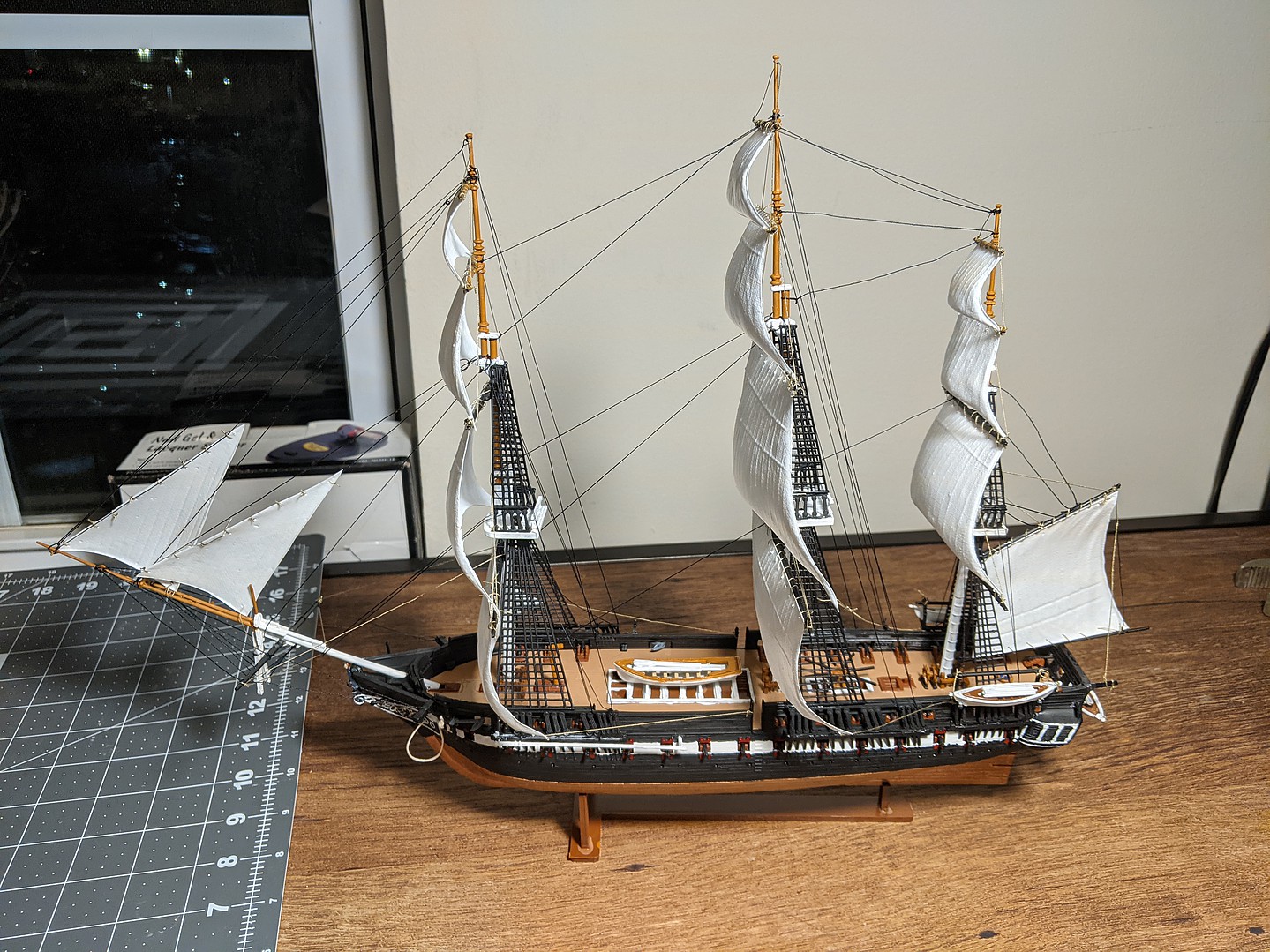 USS Constitution -- Plastic Model Sailing Ship Kit -- 1/146 Scale ...