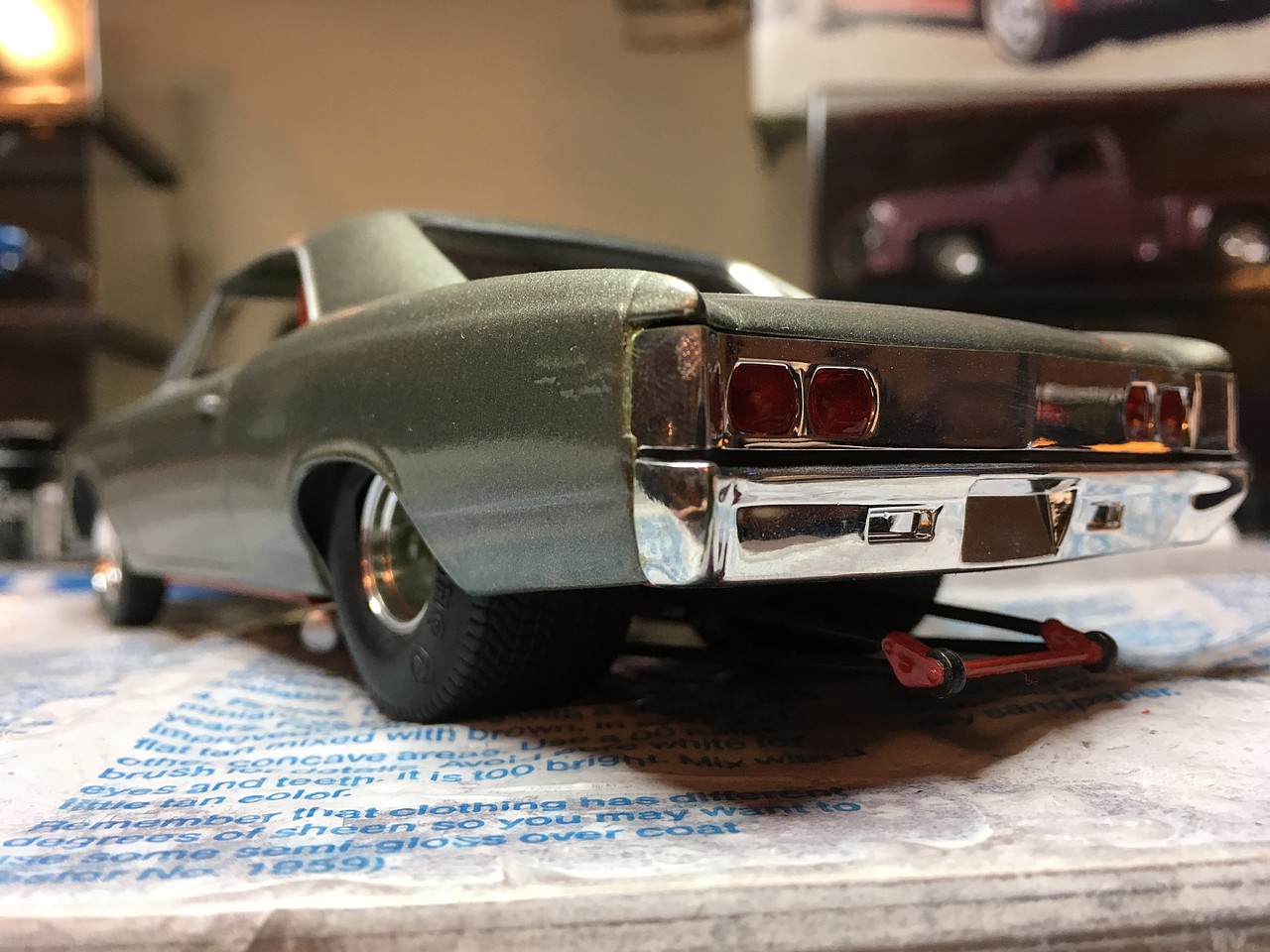 1967 Chevelle Pro Street -- Plastic Model Car Kit -- 1/25 Scale ...