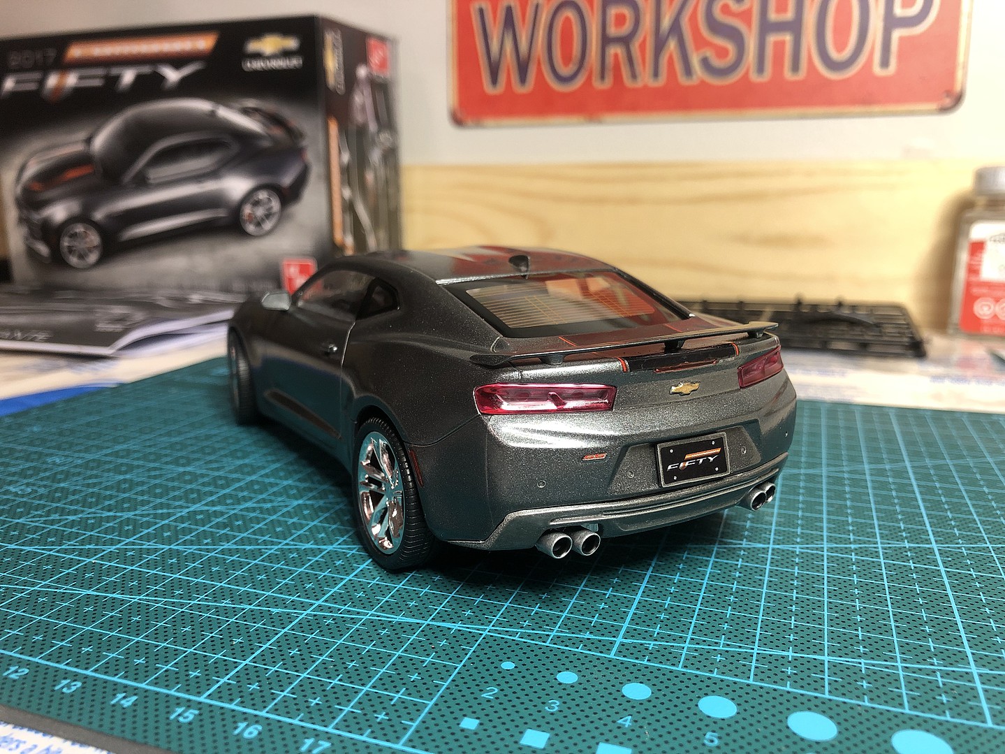 2017 Chevy Camaro 50th Anniversary -- Plastic Model Car Kit -- 1/25 ...