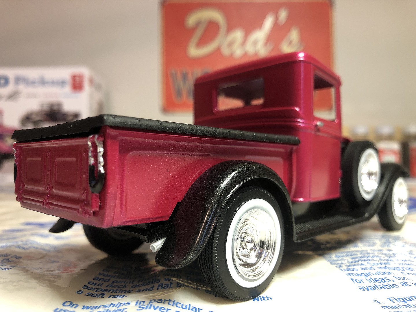 1934 Ford Pickup -- Plastic Model Truck Kit -- 1/25 Scale -- #1120 ...
