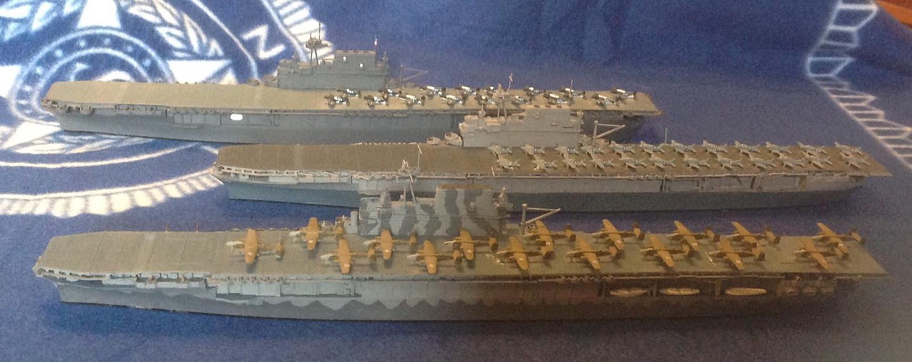 US Aircraft Carrier Yorktown CV-5 Boat -- Plastic Model Military Ship ...