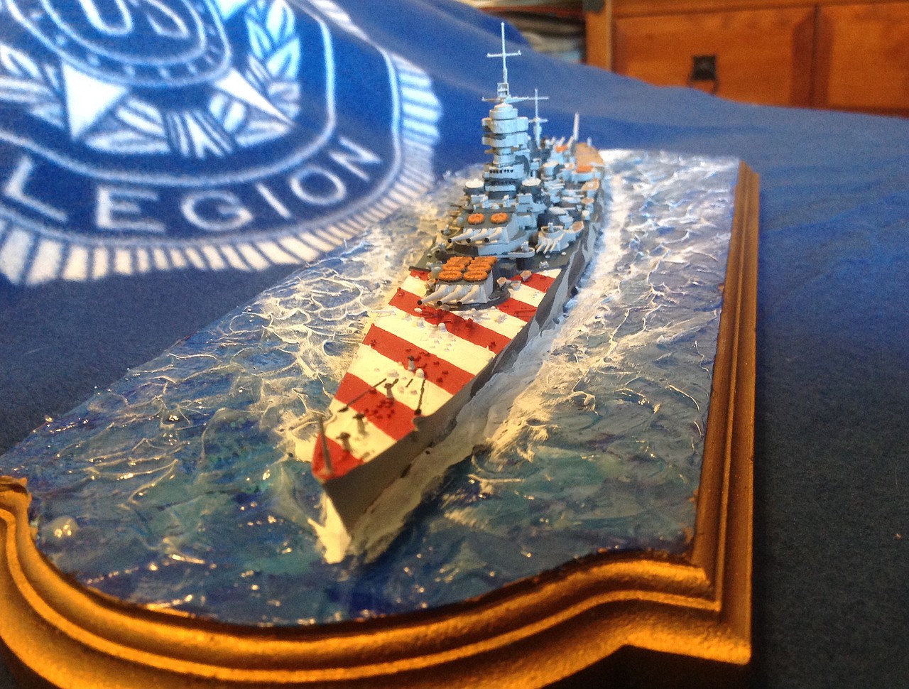 RN Roma Italian Navy Battleship 1943 -- Plastic Model Military Ship ...