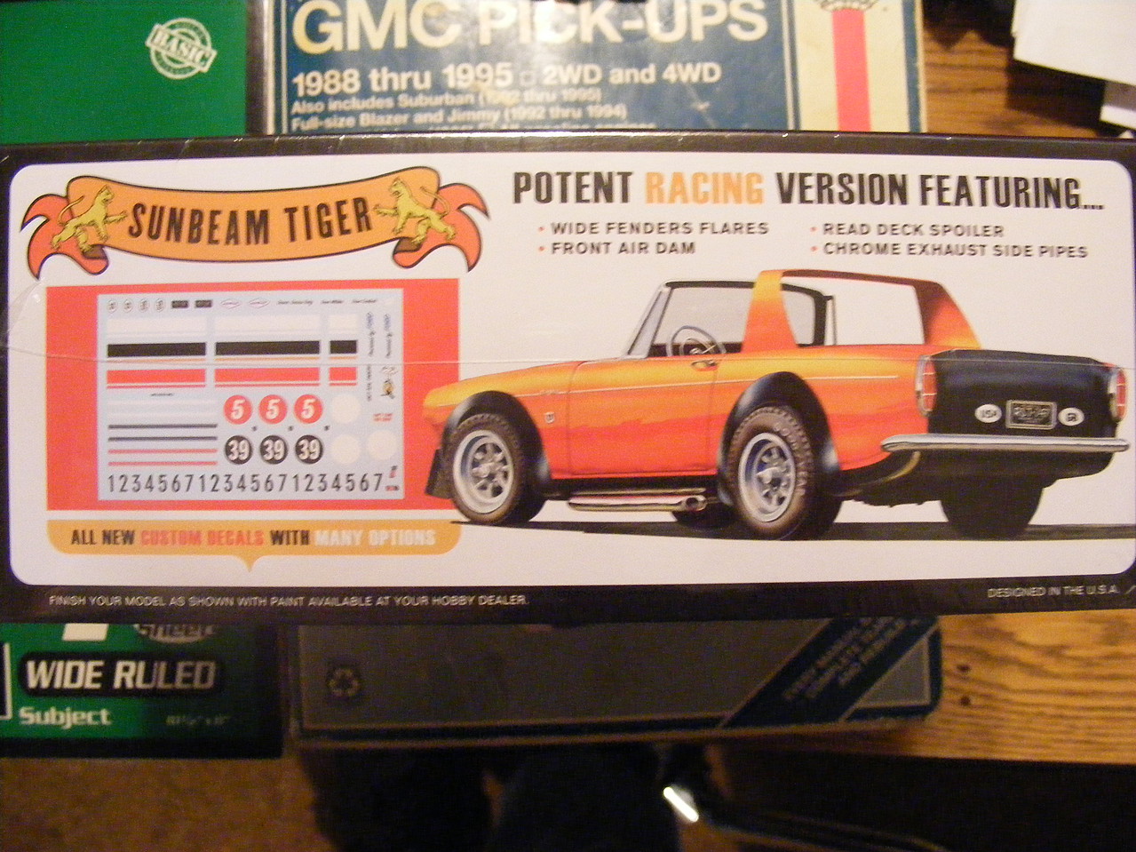 Sunbeam Tiger -- Plastic Model Car Kit -- 1/25 Scale -- #998-12 ...