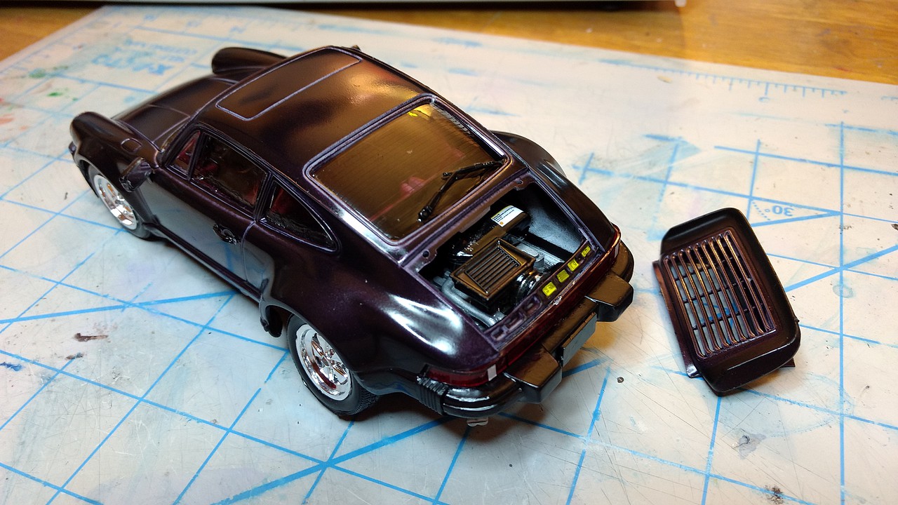 Porsche 911 Turbo -- Plastic Model Car Kit -- 1/24 Scale -- #854330 ...