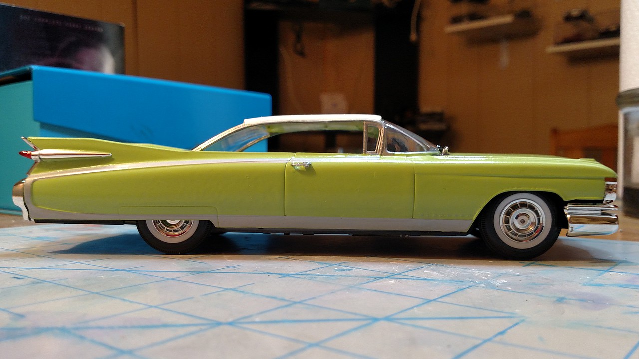 '59 Cadillac Eldorado Hardtop -- Plastic Model Car Kit -- 1/25 Scale ...