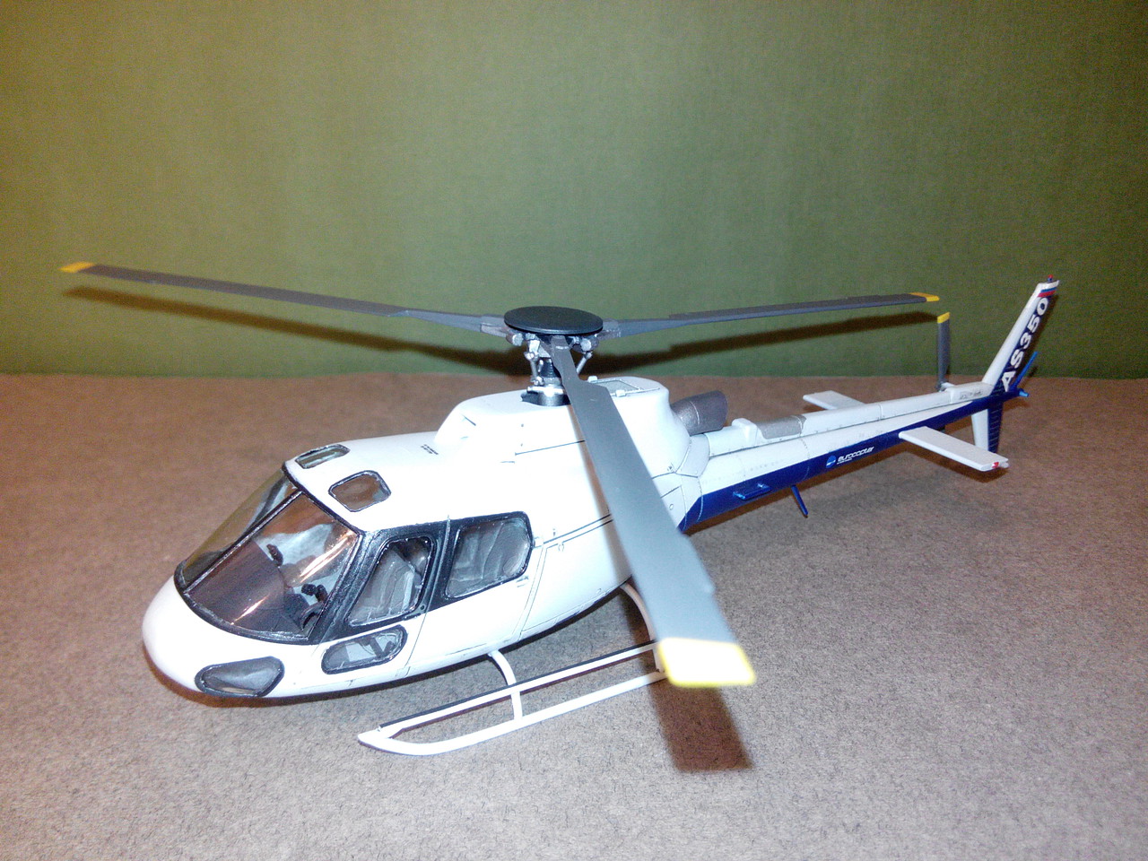 AS350 Squirrel Police French Helicopter -- Plastic Model Helicopter Kit ...