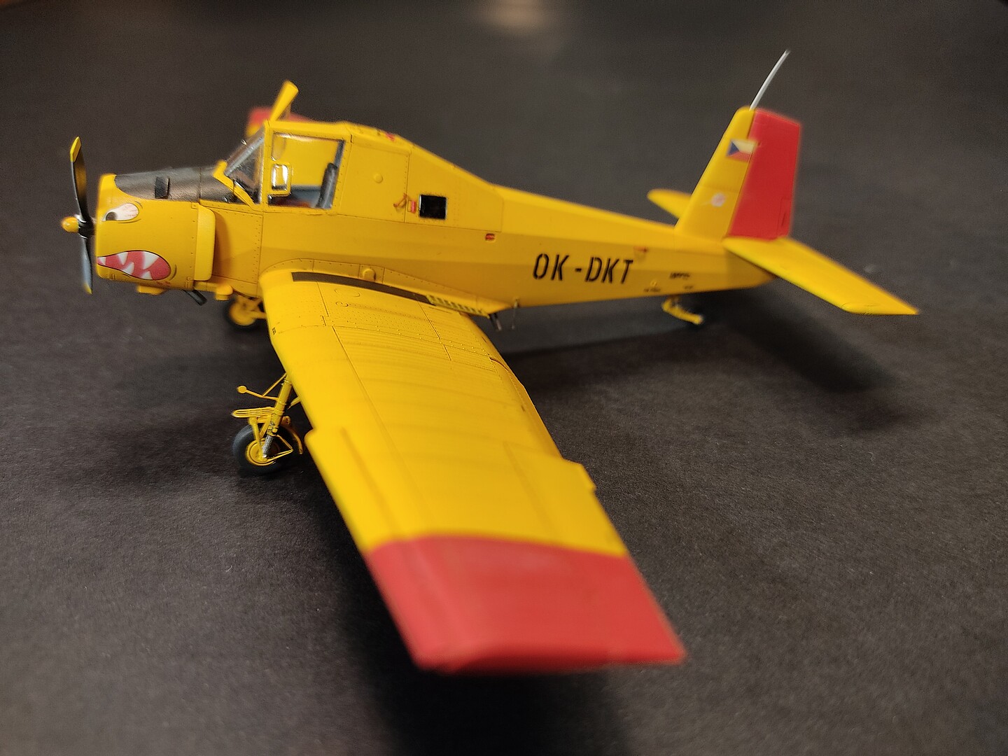 Z37A Cmelak Czech Agricultural Aircraft -- Plastic Model Airplane Kit ...