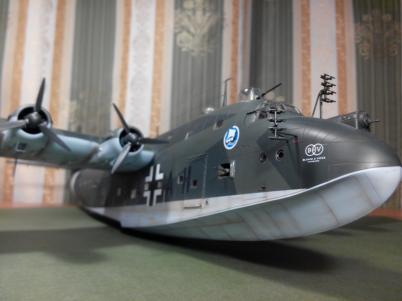 Blohm & Voss BV-222 -- Plastic Model Airplane Kit -- 1/72 Scale ...