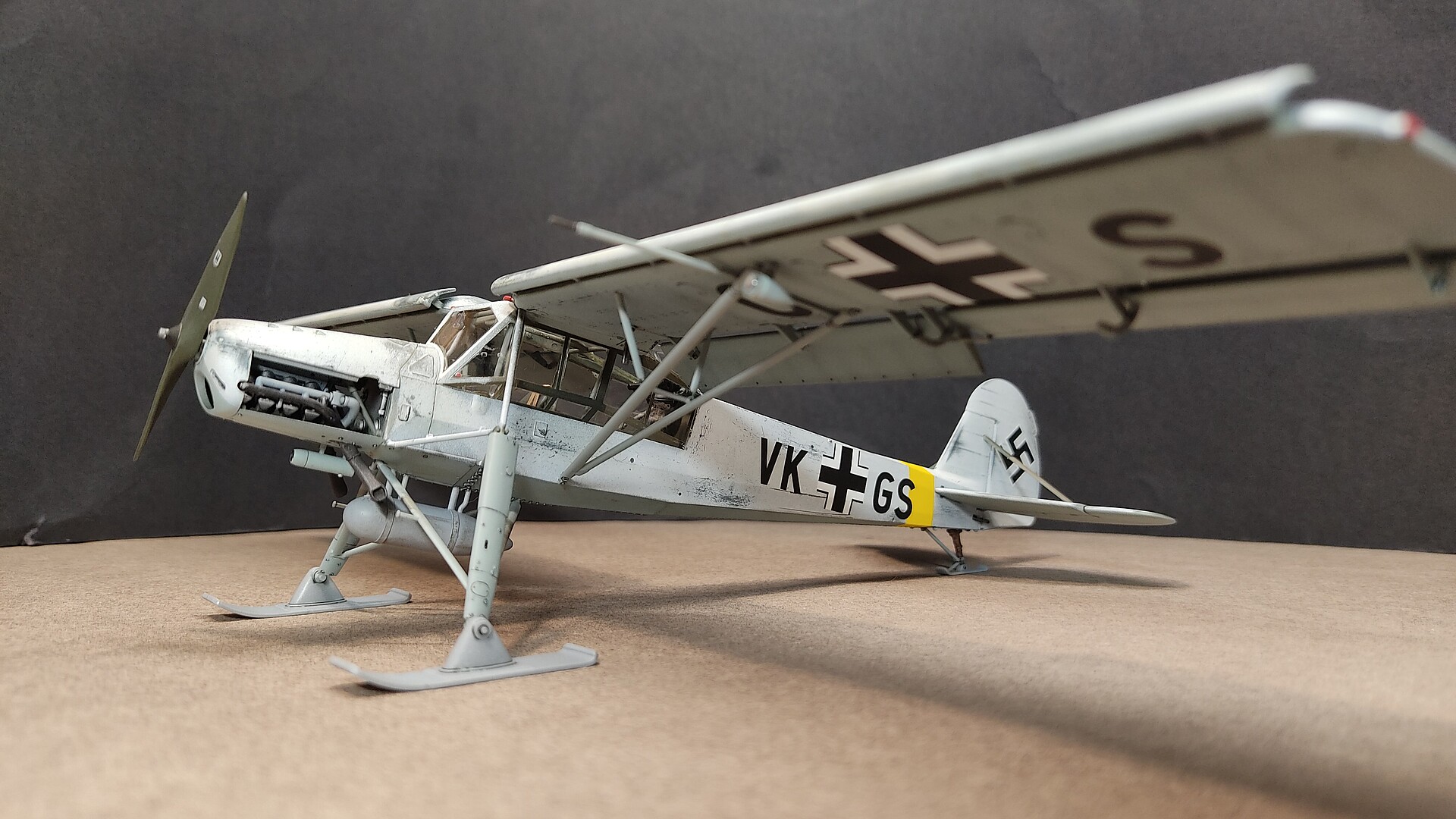 Fieseler Fi156C Storch Reconnaissance Aircraft -- Plastic Model ...