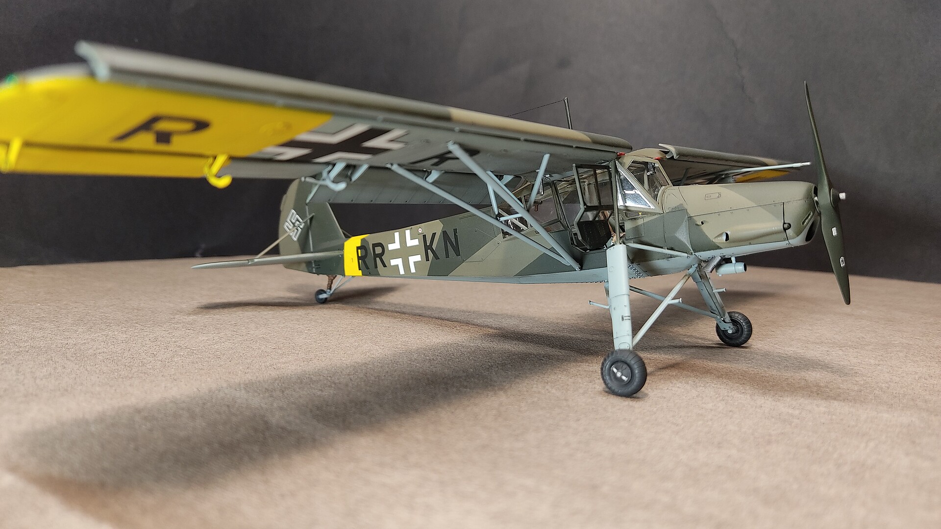 Fieseler Fi156C Storch Reconnaissance Aircraft -- Plastic Model ...