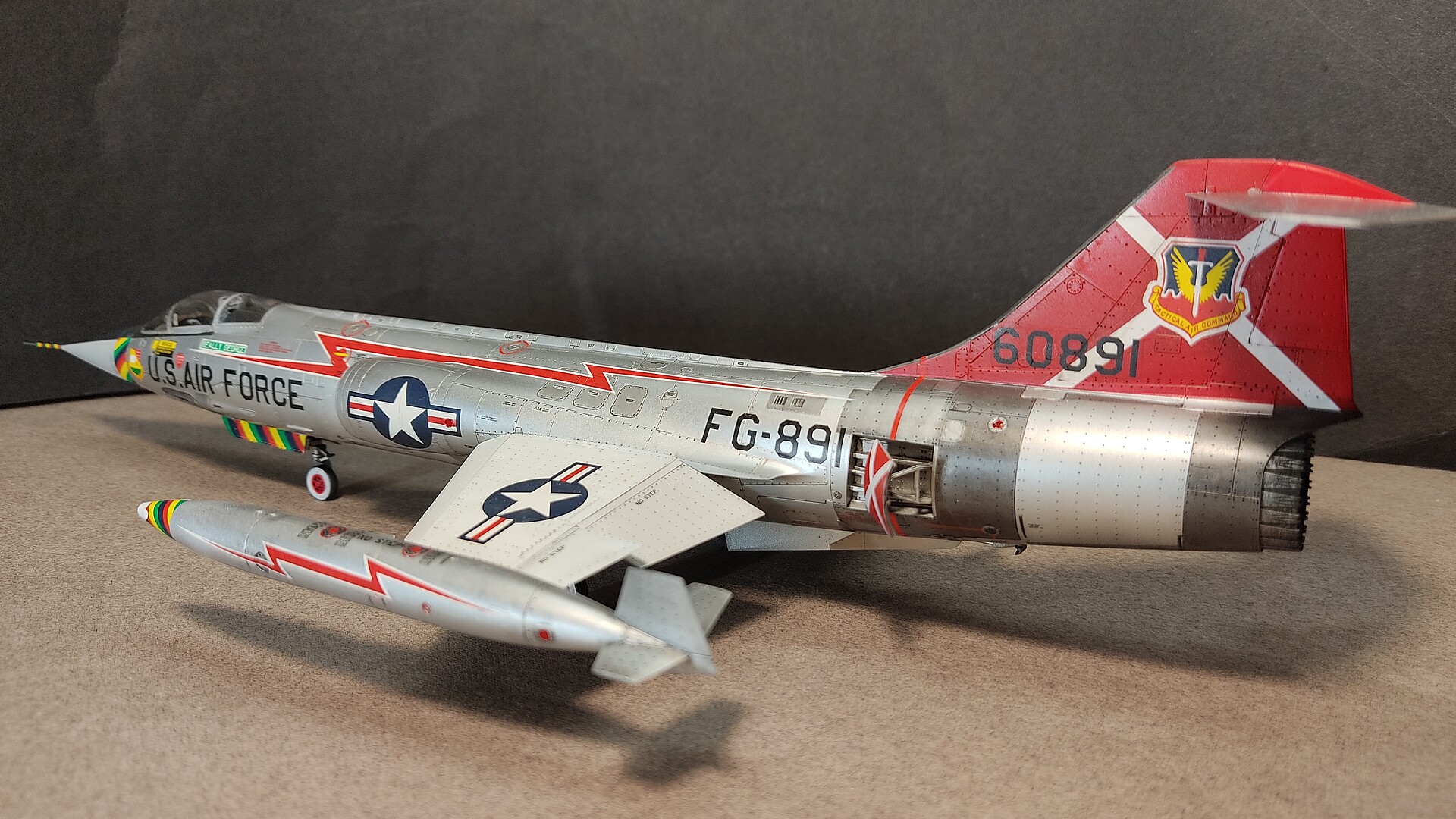 F-104C Starfighter -- Plastic Model Airplane Kit -- 1/48 Scale ...