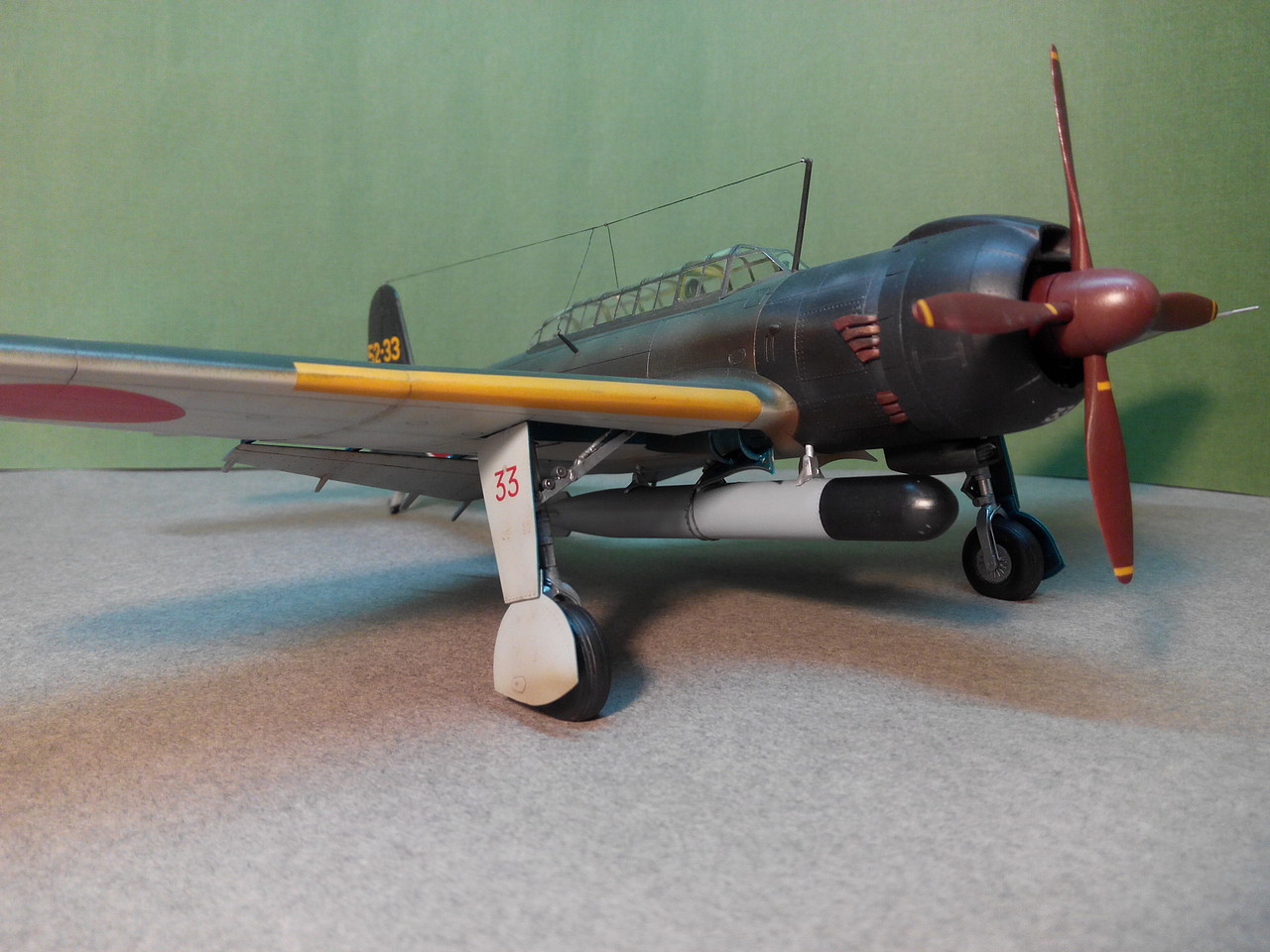 Carrier-Borne Attack Bomber Tenzan Type 12 -- Plastic Model Airplane ...