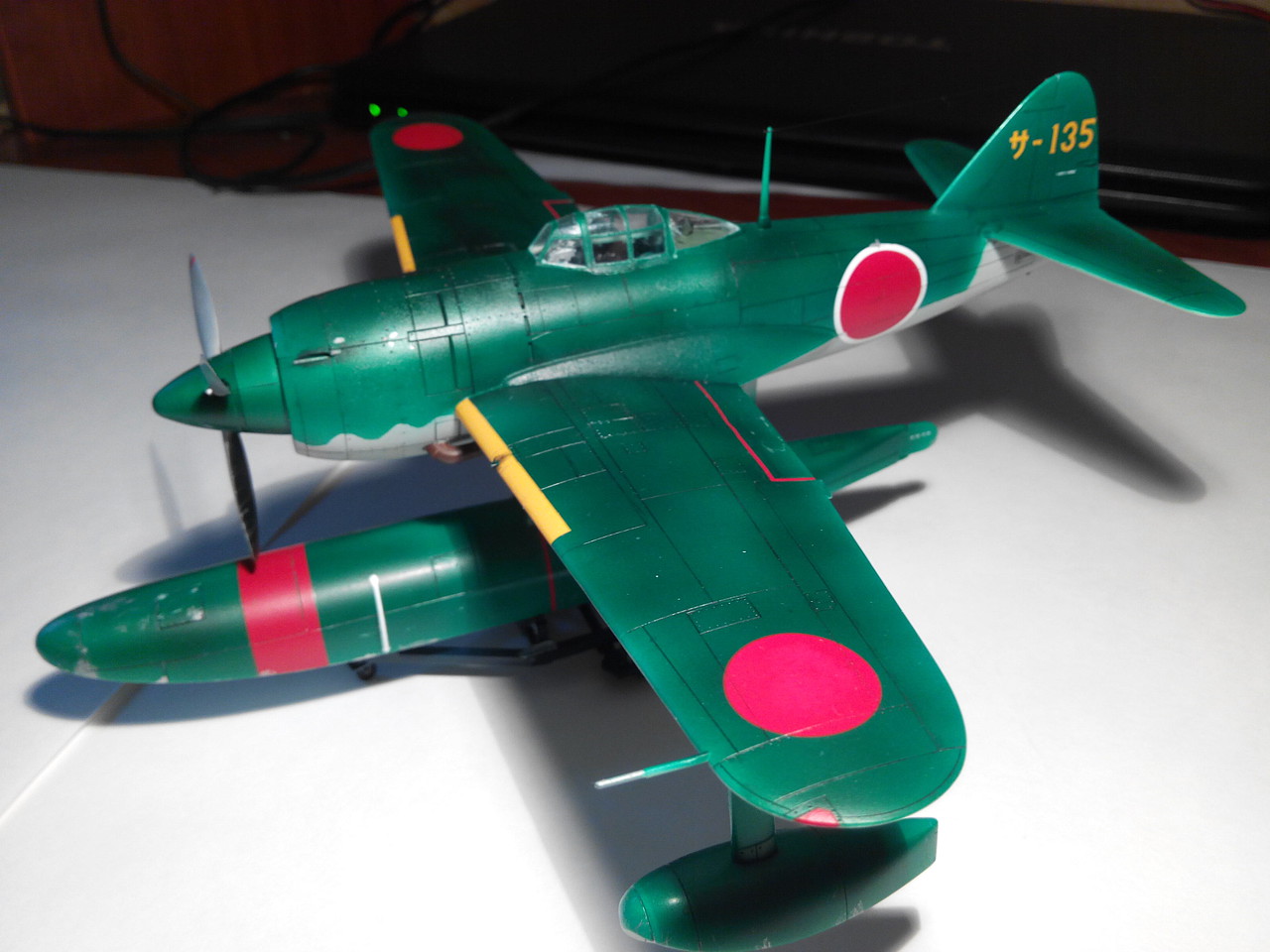 Kawanishi N1K1 Kyofu Floatplane Fighter -- Plastic Model Airplane Kit ...