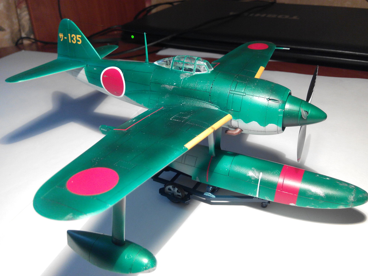 Kawanishi N1K1 Kyofu Floatplane Fighter -- Plastic Model Airplane Kit ...