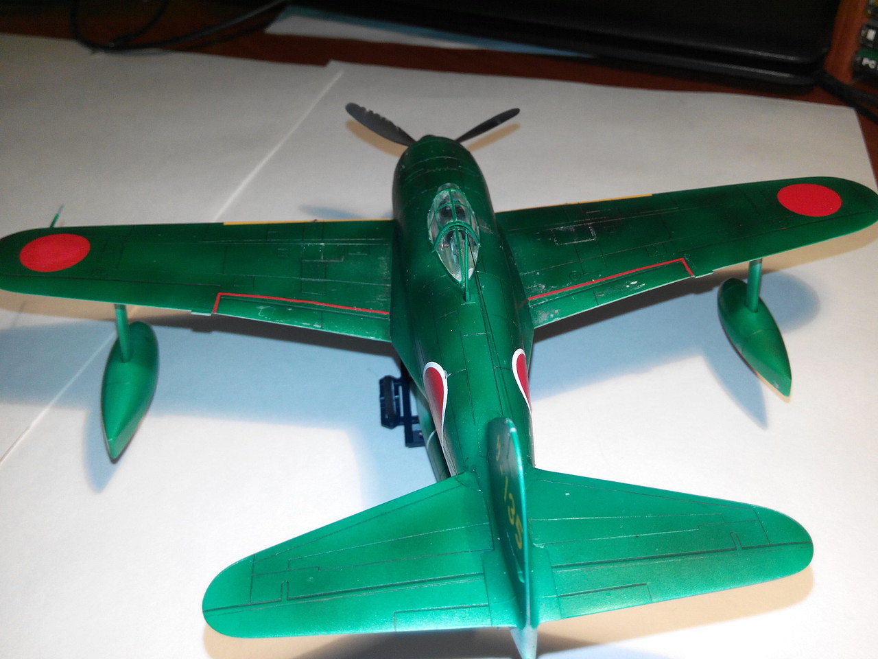 Kawanishi N1K1 Kyofu Floatplane Fighter -- Plastic Model Airplane Kit ...