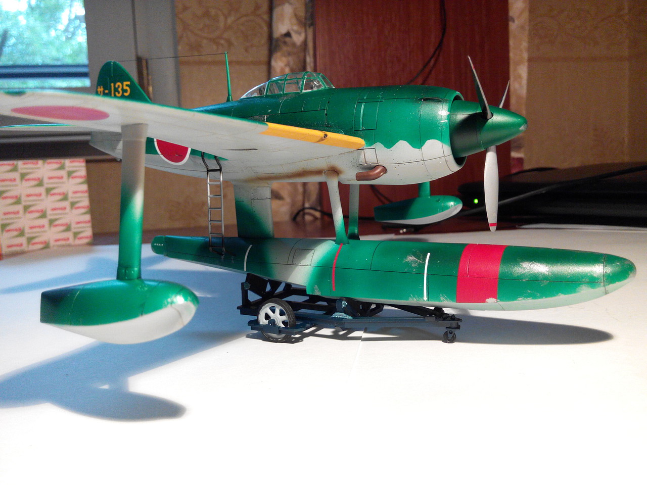 Kawanishi N1K1 Kyofu Floatplane Fighter -- Plastic Model Airplane Kit ...