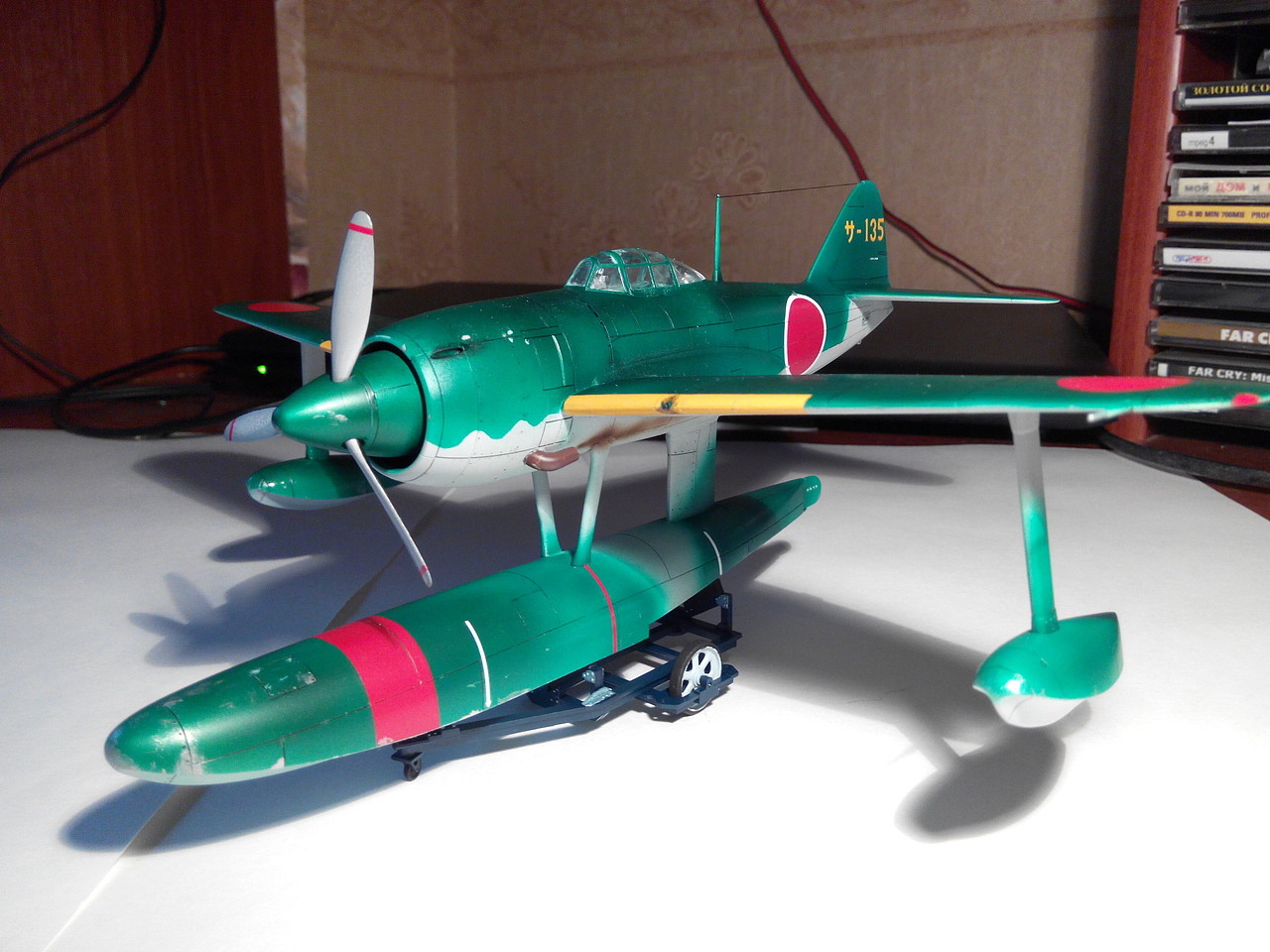 Kawanishi N1K1 Kyofu Floatplane Fighter -- Plastic Model Airplane Kit ...