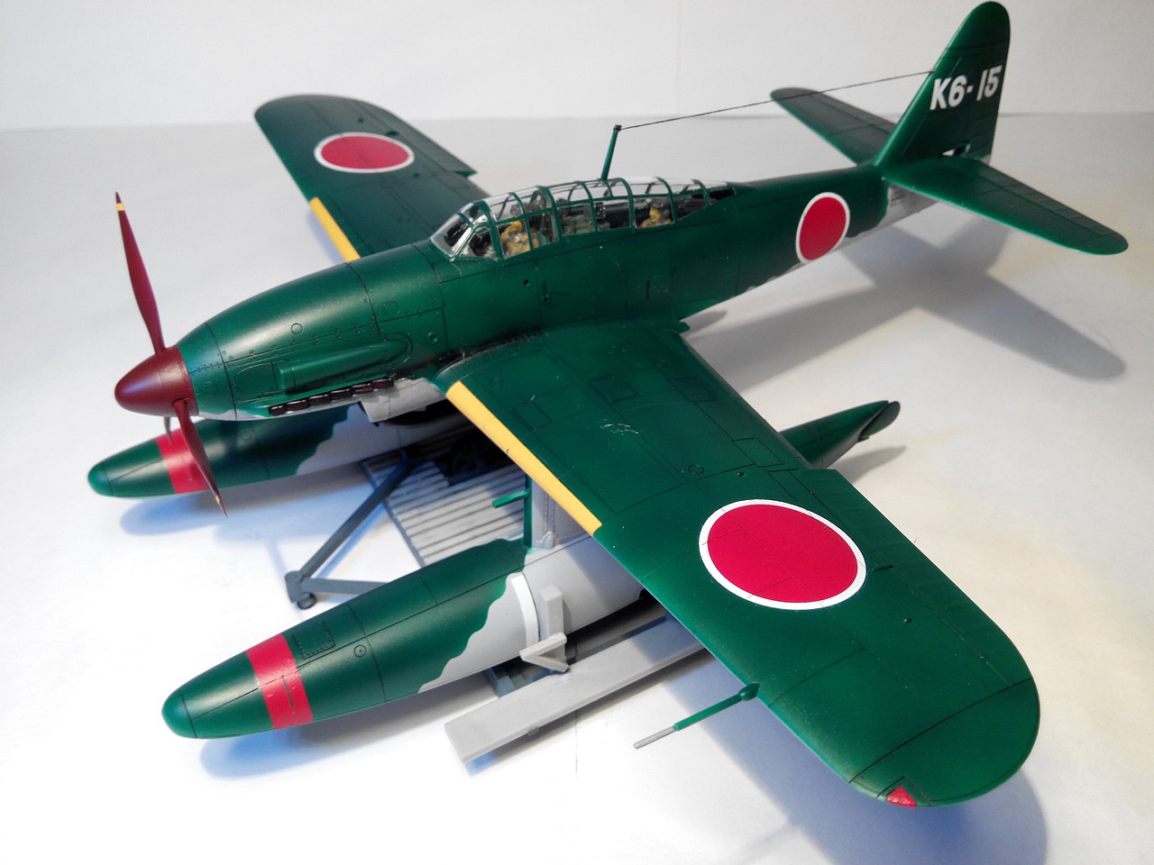 Aichi M6A1 Seiran Attack Floatplane WWII -- Plastic Model Airplane Kit ...